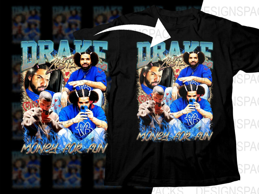 Drake Zesty Money for Fun Png Digital Download