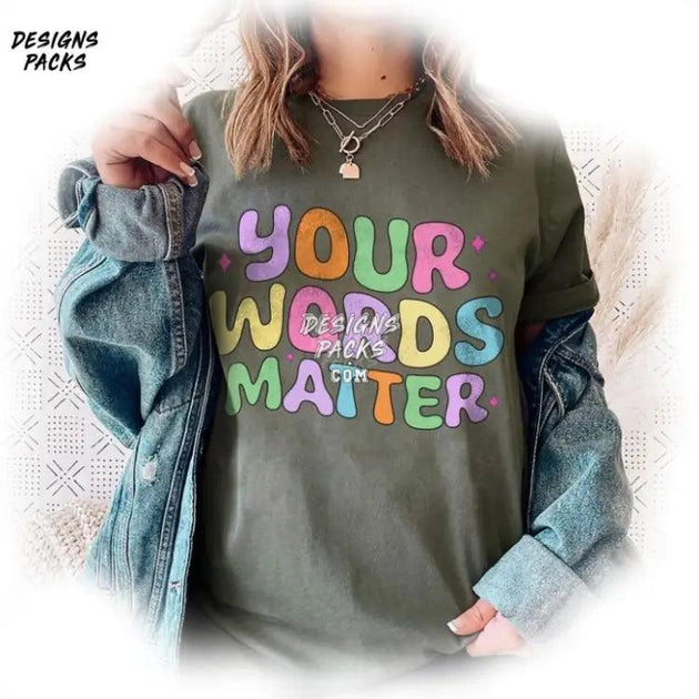 Aac Sped Teacher Inclusion Words Matter Slp Teachers PNG Design