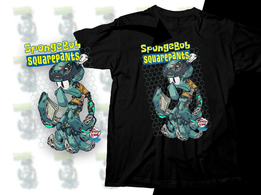 Futuristic Squidward Design SpongeBob SquarePants Png Digital Download