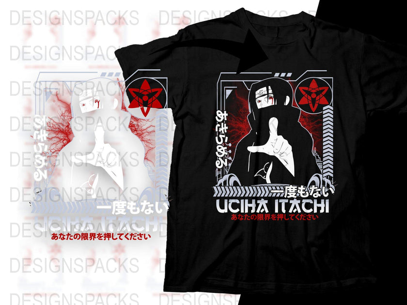 Uchiha Itachi Graphic Design Anime Png Digital Download