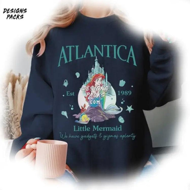 Ariel Princess Princess Cartoon Vintage Little Mermaid EST 1989 PNG De