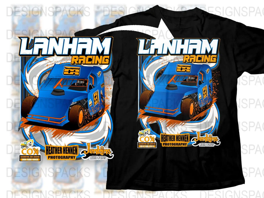 Lanham Racing Heather Hennen Jenkins Logo Png Digital Download