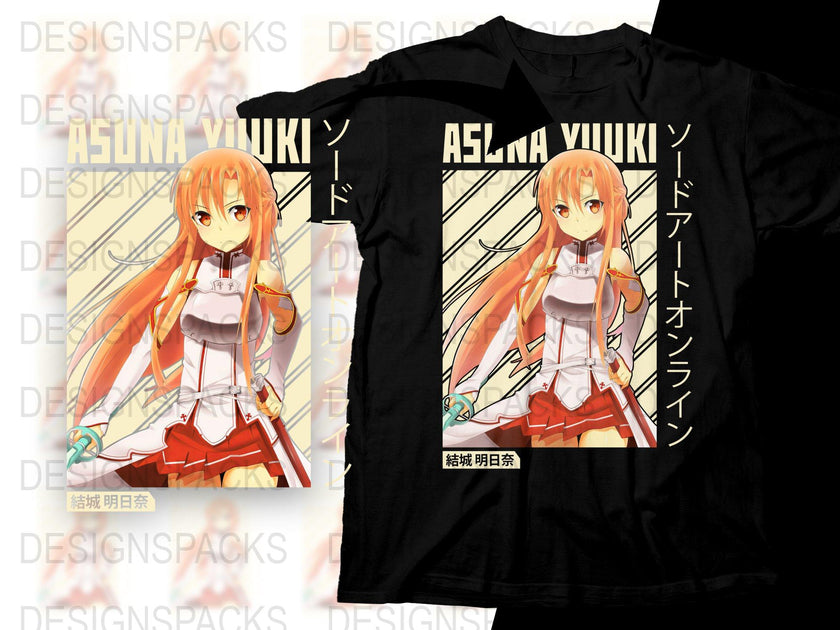Asuna Yuuki Sword Art Online Anime Png Digital Download