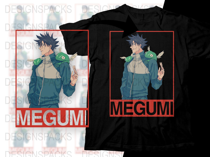 Stylish Megumi Anime Png Digital Download