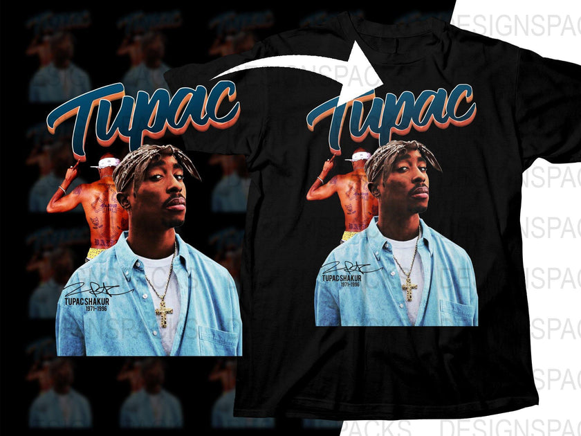 Tupac Shakur Signature Graphic Design Png Digital Download