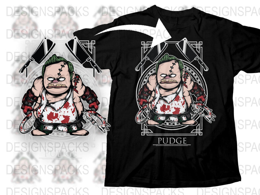 Gruesome Character Graphic Blood Stained Art Png Digital Download