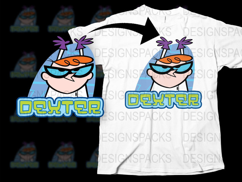 Dexter's Lab Character Print Png Digital Download