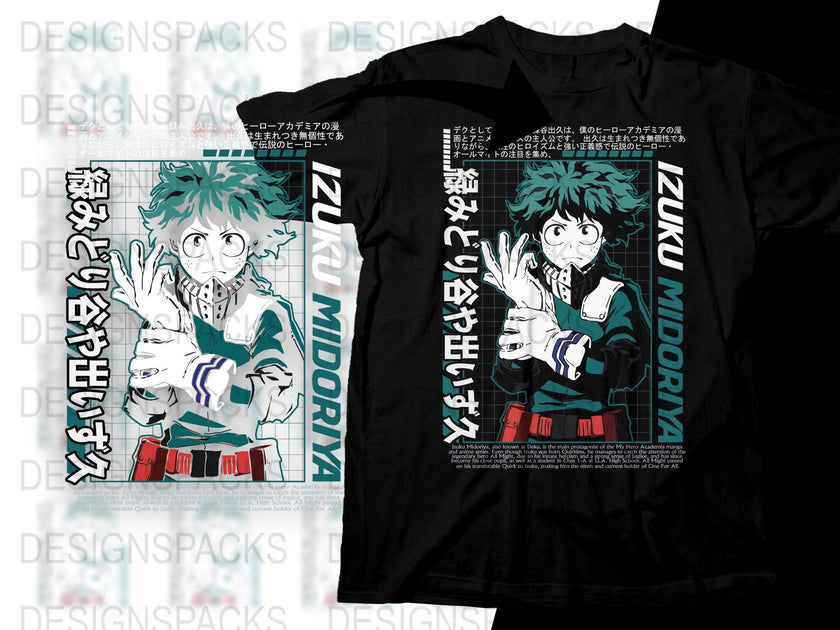 Exciting Midoriya Graphic Design Png Digital Download