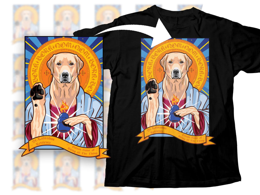 St Labrador Retriever Patron Saint Png Digital Download