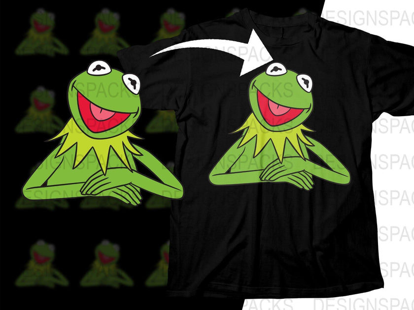 Celebrate Christmas with Kermit the Frog Png Digital Download