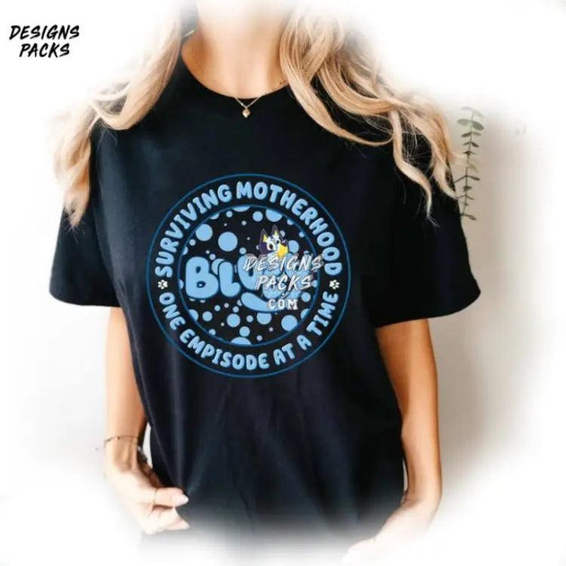 Bluey Family Mom Bluey Mom PNG Design