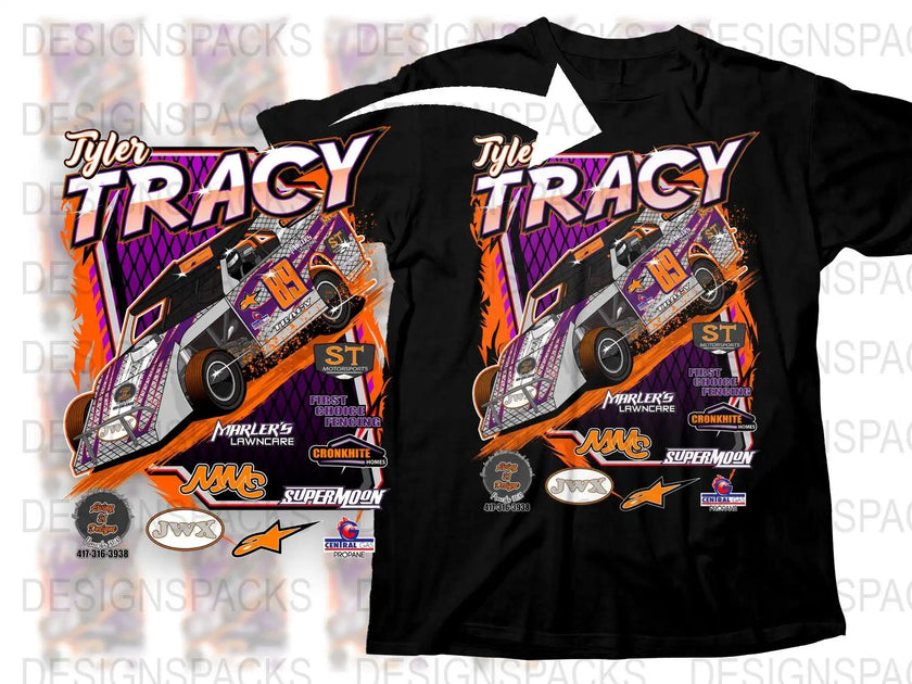 High-Octane Racing Graphic Tyler Tracy Png Digital Download