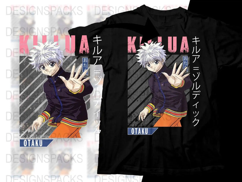 Killua Anime Graphic Png Digital Download