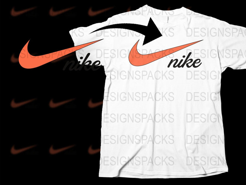 Classic Nike Retro Logo Design Png Digital Download