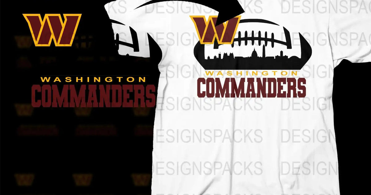 Washington Commanders Official NFL Logo Graphic Png Digital Download ...