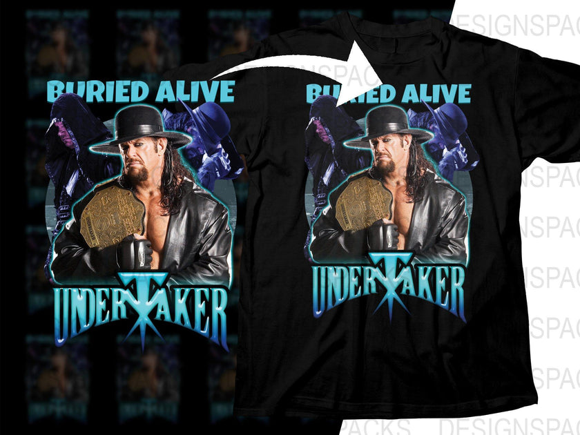 Buried Alive Undertaker Wrestling Legend Wrestling Bootleg Png Digital