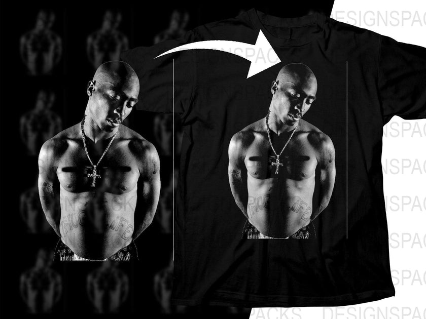 Iconic Tupac Shakur Prayer Pose Music Bootleg Png Digital Download