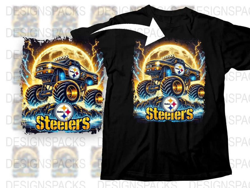 Pittsburgh Steelers Monster Truck Graphic Png Digital Download