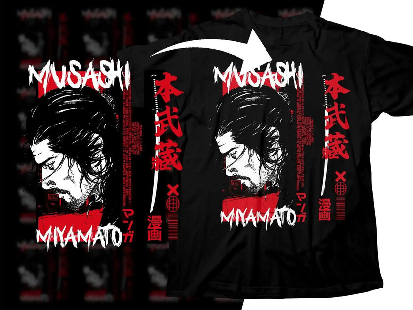 Musashi Miyamoto Japanese Anime Manga Png Digital Download