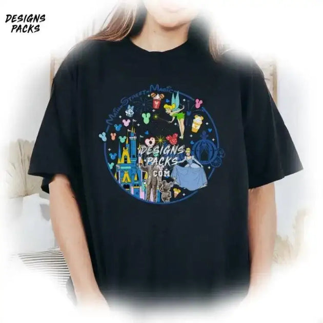Cartoon land WDW Trip Retro Main Street Magic s PNG Design