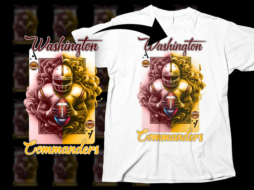 Washington Commanders Dual Tone Graphic Png Digital Download