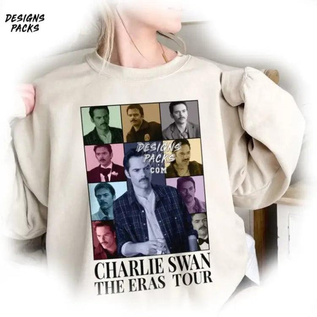 Charlie Swan Vintage Charlie Swan Eras Tour PNG Design