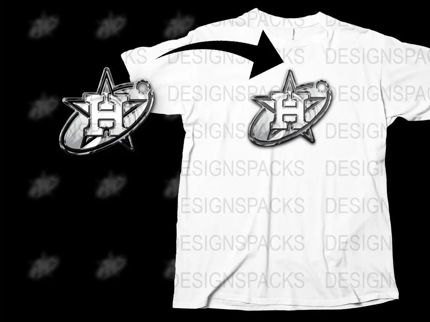 Houston Astros Star Logo Graphic Design Png Digital Download