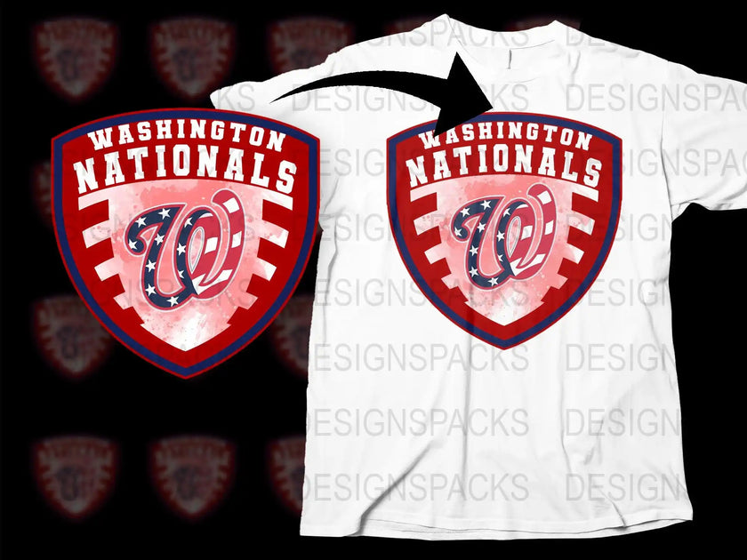 Washington Nationals Bold Logo Png Digital Download