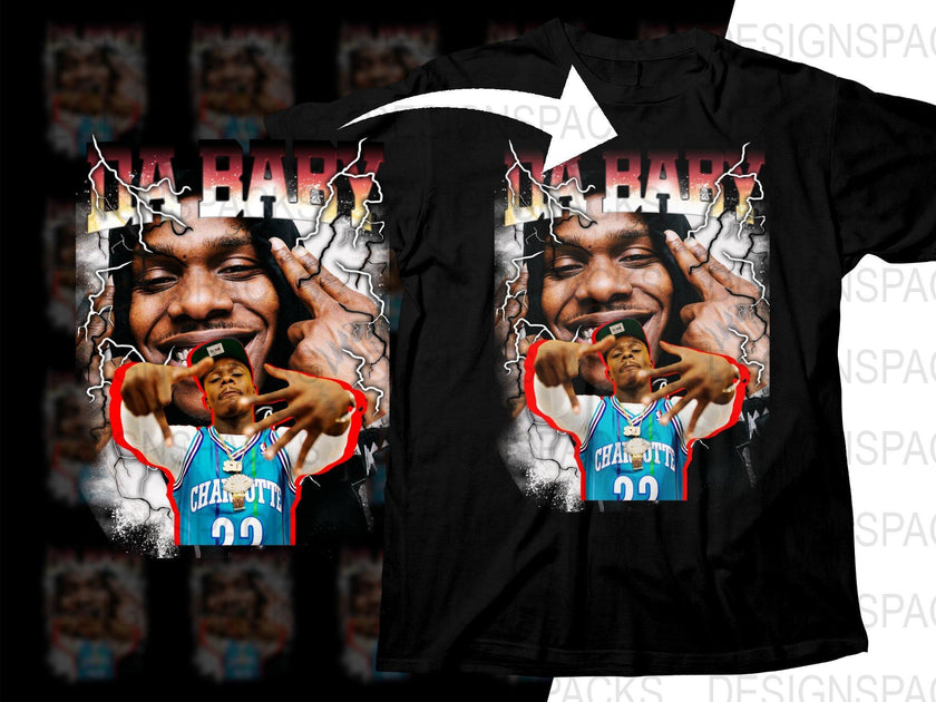 Iconic DaBaby Music Bootleg Lightning Graphic Png Digital Download