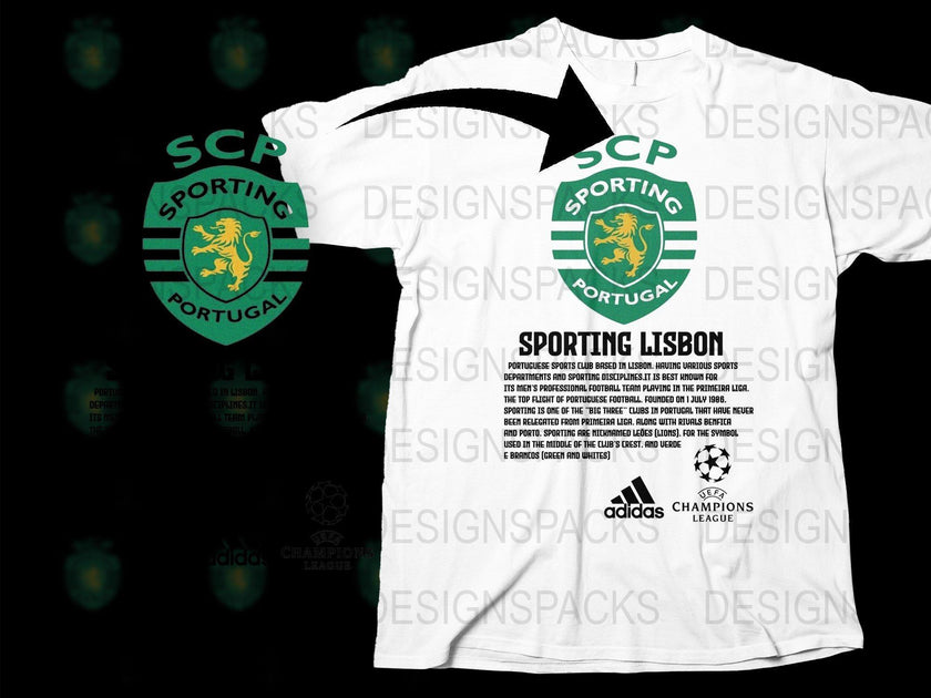 SCP Sporting Lisbon Soccer Png Digital Download
