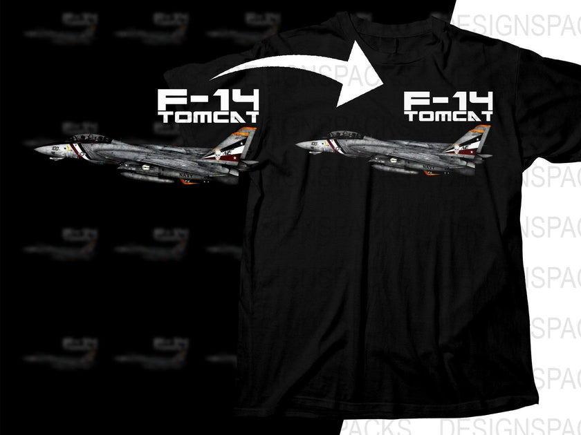 Vintage F-14 Tomcat Design Graphic Printed Png Digital Download