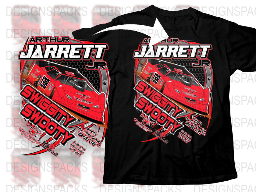 Arthur Jarrett Jr Swiggity Swooty Racing Graphic Png Digital Download