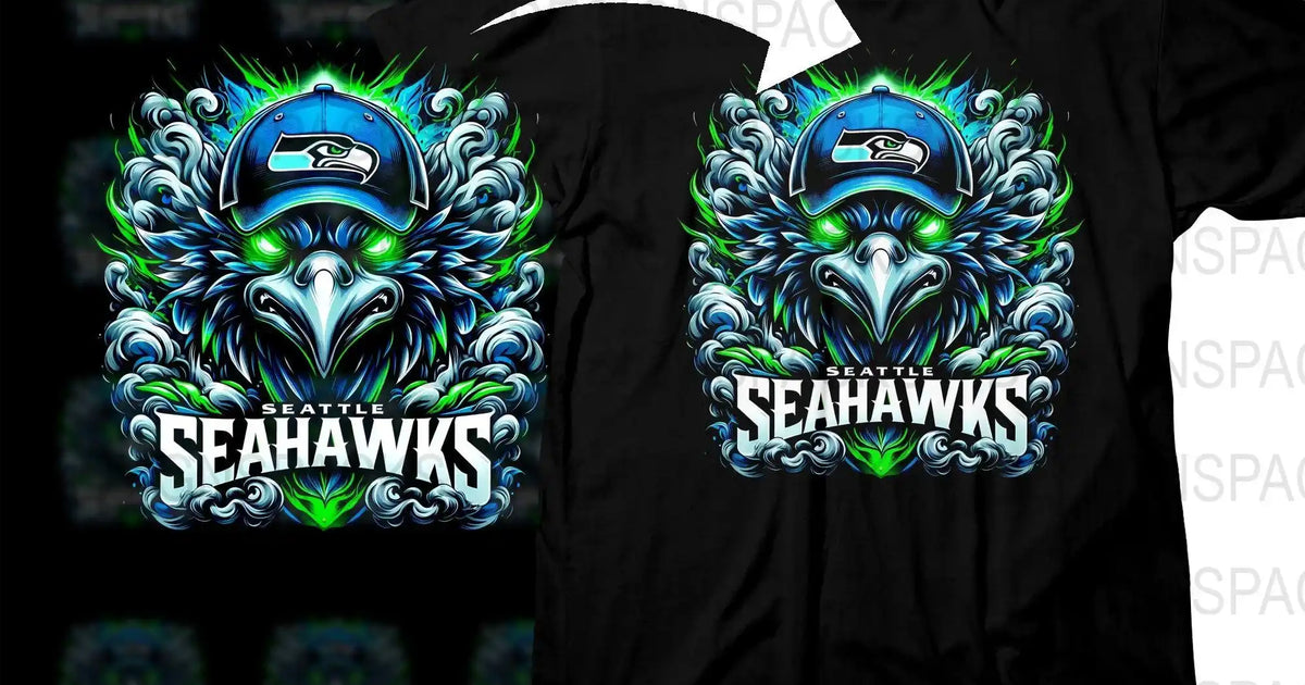 Seattle Football Team Logo with Fierce Eagle Png Digital Download ...