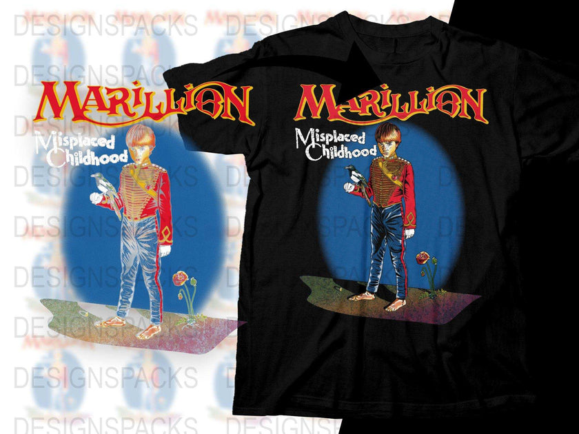Electric Marillion Scripted Art Design Men's Png Digital Download