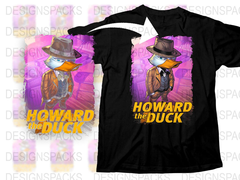 Howard the Duck Detective Graphic Png Digital Download