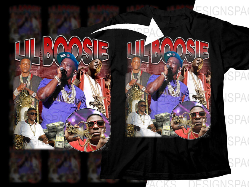 Iconic Music Bootleg Lil Boosie Graphic Png Digital Download