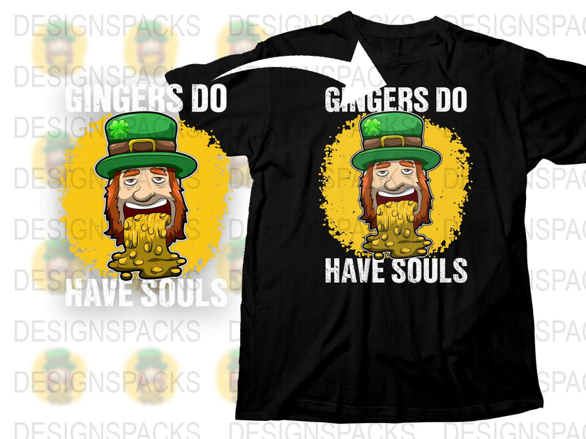 St Patricks Day Leprechaun Vomiting Coins Png Digital Download