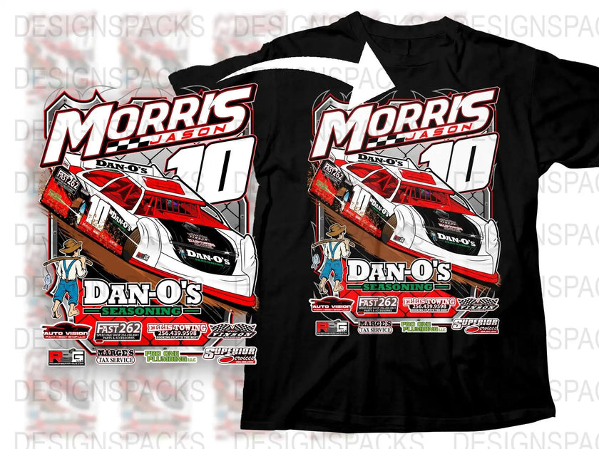 Auto Racing Design Jason Morris Dan-O's Racing Png Digital Download
