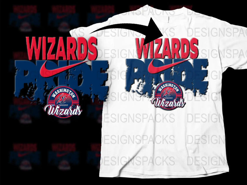 Washington Wizards NBA Baskeball Png Digital Download