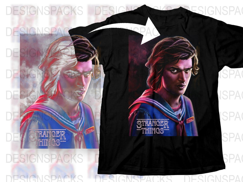 Stranger Things Steve Harrington Fan Art Png Digital Download