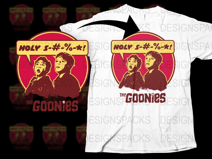 The Goonies Holy S-#-%-*! Graphic Print Png Digital Download