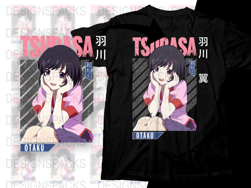 Tsubasa Cute Anime Illustration Png Digital Download