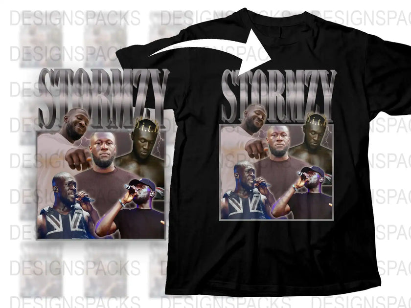 Stormzy Multi Image Design For The Fans Premium Png Digital Download
