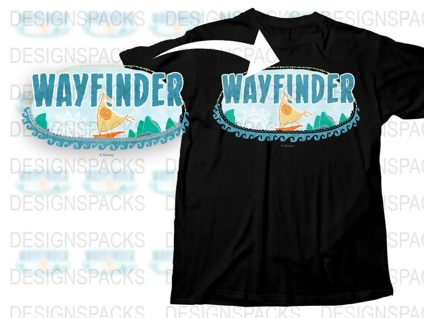 Disney Moana Wayfinder Blue Adventure Png Digital Download