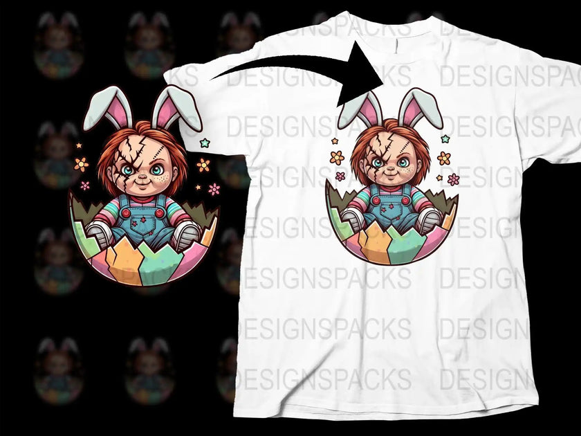 Chucky Easter Bunny Special Edition Png Digital Download