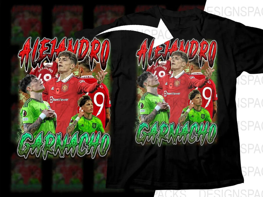Alejandro Garnacho Soccer Fan Bootleg Soccer Png Digital Download