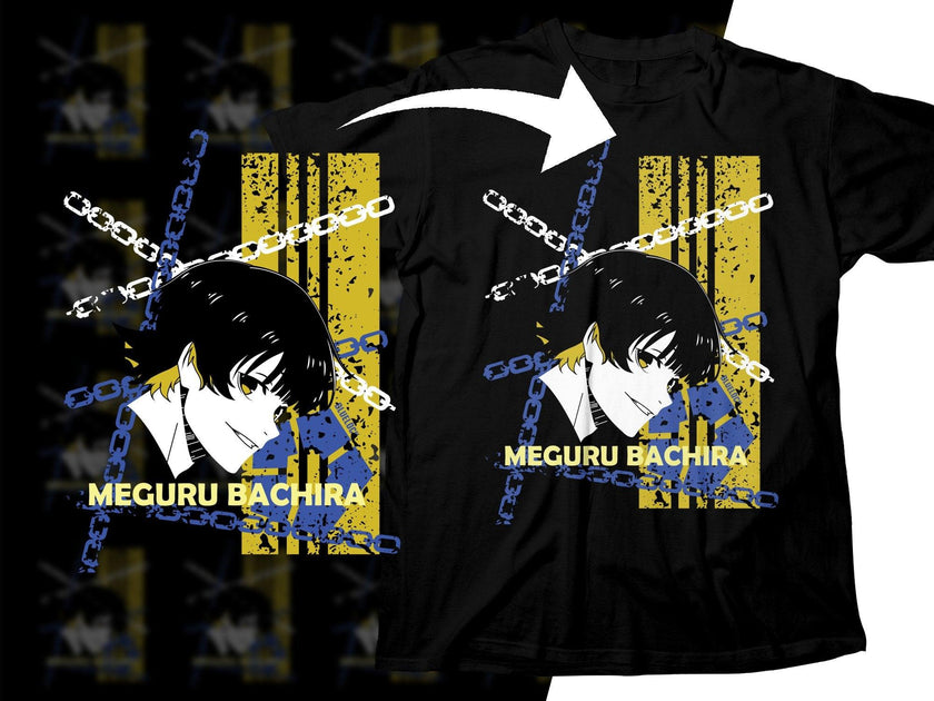 Meguru Bachira Blue Lock Artistic Graphic Chain Design Png Digital Dow