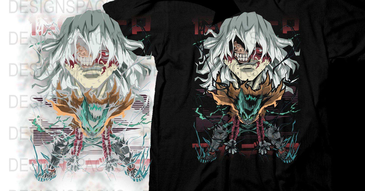 Stunning Detailed Shigaraki Anime Illustration Png Digital Download ...
