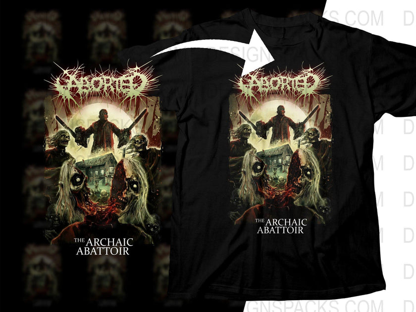 Aborted The Archaic Abattoir Horror Rock Scary Zombie Apocalypse Haunt