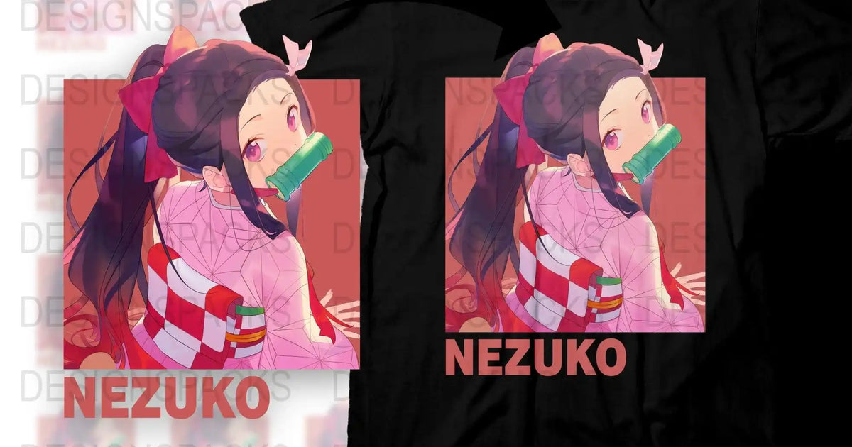 Nezuko Stylish Anime Graphic Design Trendy Png Digital Download ...